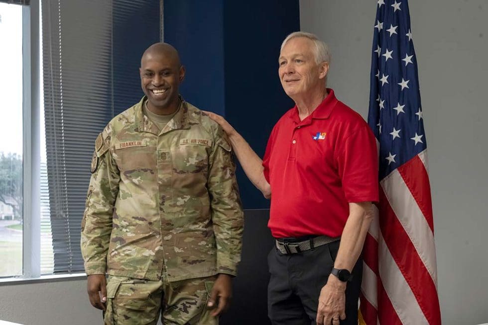 CMSgt Stan Franklin Coining - North East Texas AFA